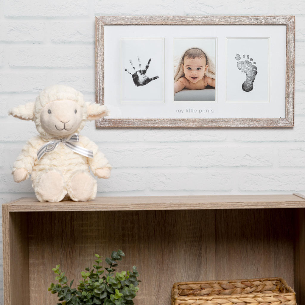 Pearhead Babyprints Photo Frame - Rustic – Bloom Connect MY