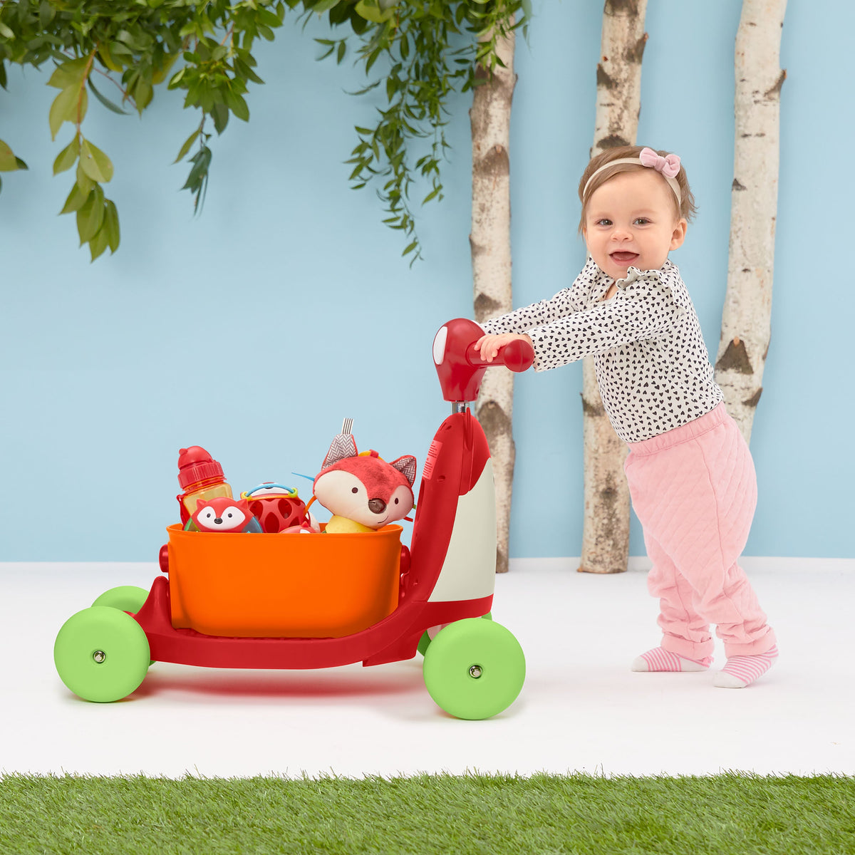 Skip Hop Zoo Ride On 3 in 1 Scooter - Fox – Bloom Connect MY