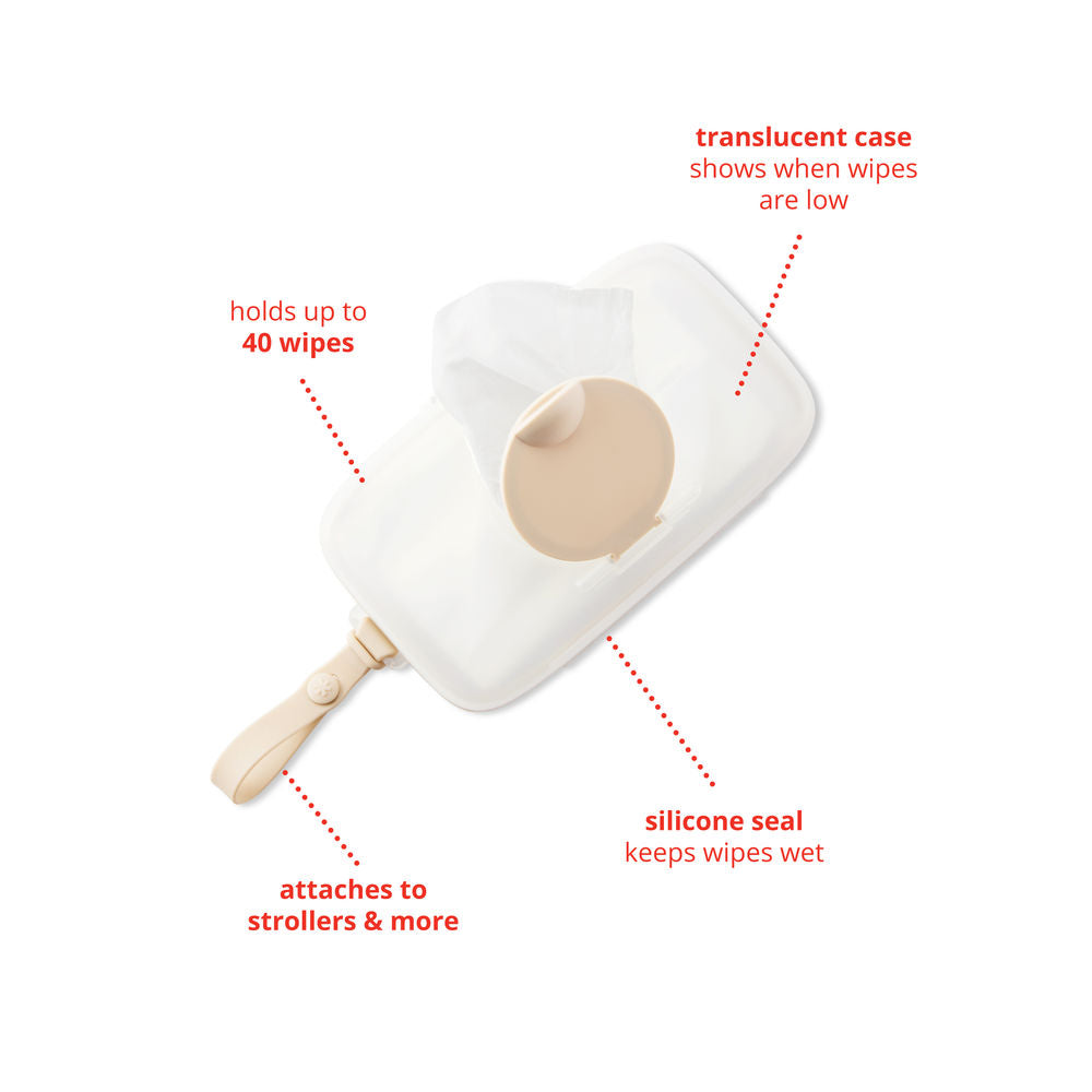 Skip Hop Grab & Go Snug Seal Wipes Case - Oat – Bloom Connect MY